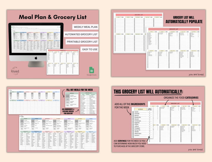 New Year's Bundle | Google Sheets – You are Loved Templates